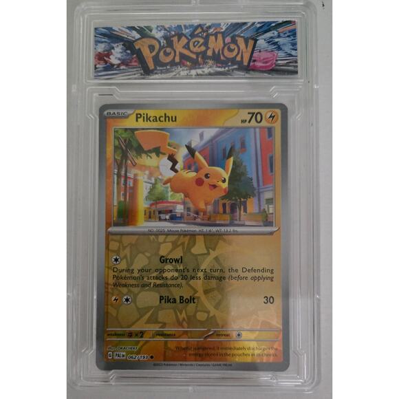 Pokemon | Toys | Pokemon Tcg Basic Pikachu 6293 Holo Slab | Poshmark